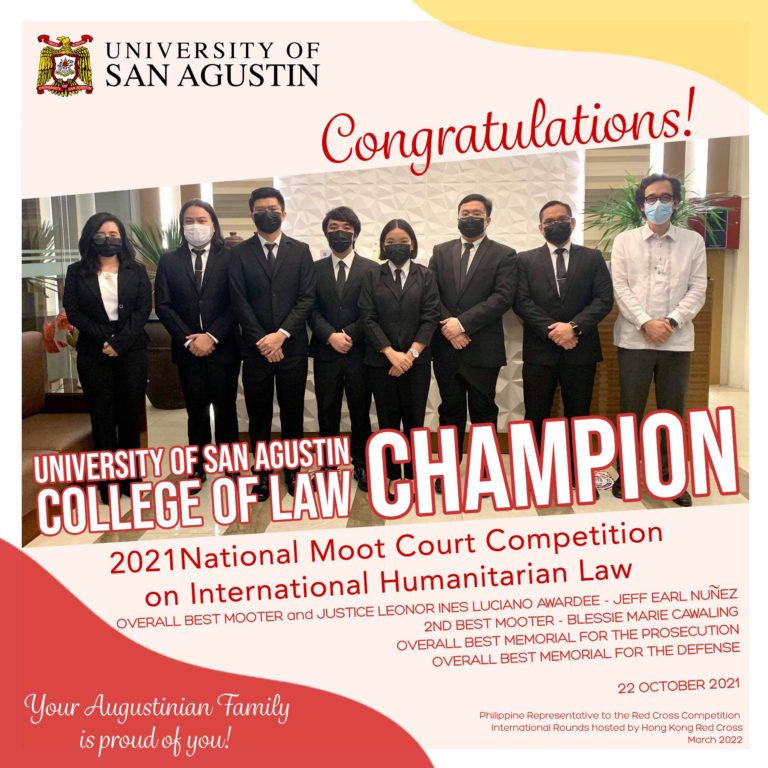 Augustinian Mooters win 2021 National Moot Court Competition on ...