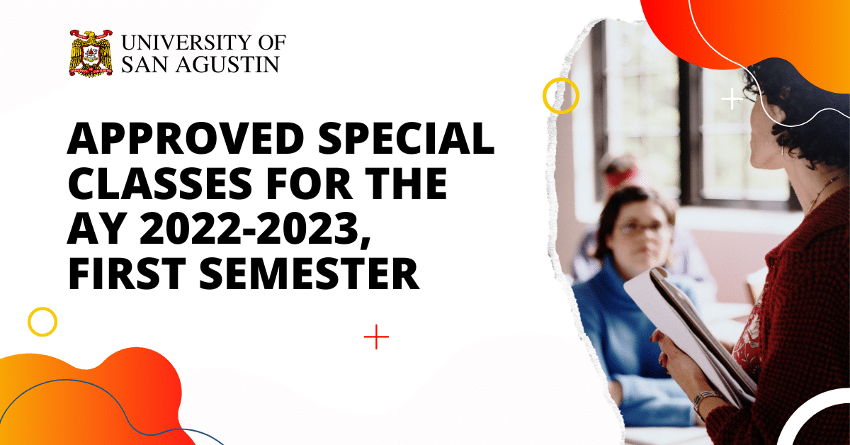 List of Updated Approved Special Classes for the 1st Semester, AY 2022 ...