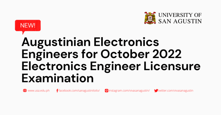 NEW! Augustinian Electronics Engineers for October 2022 Electronics ...