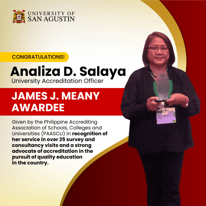 Congratulations to Analiza D. Salaya, University Accreditation Officer ...