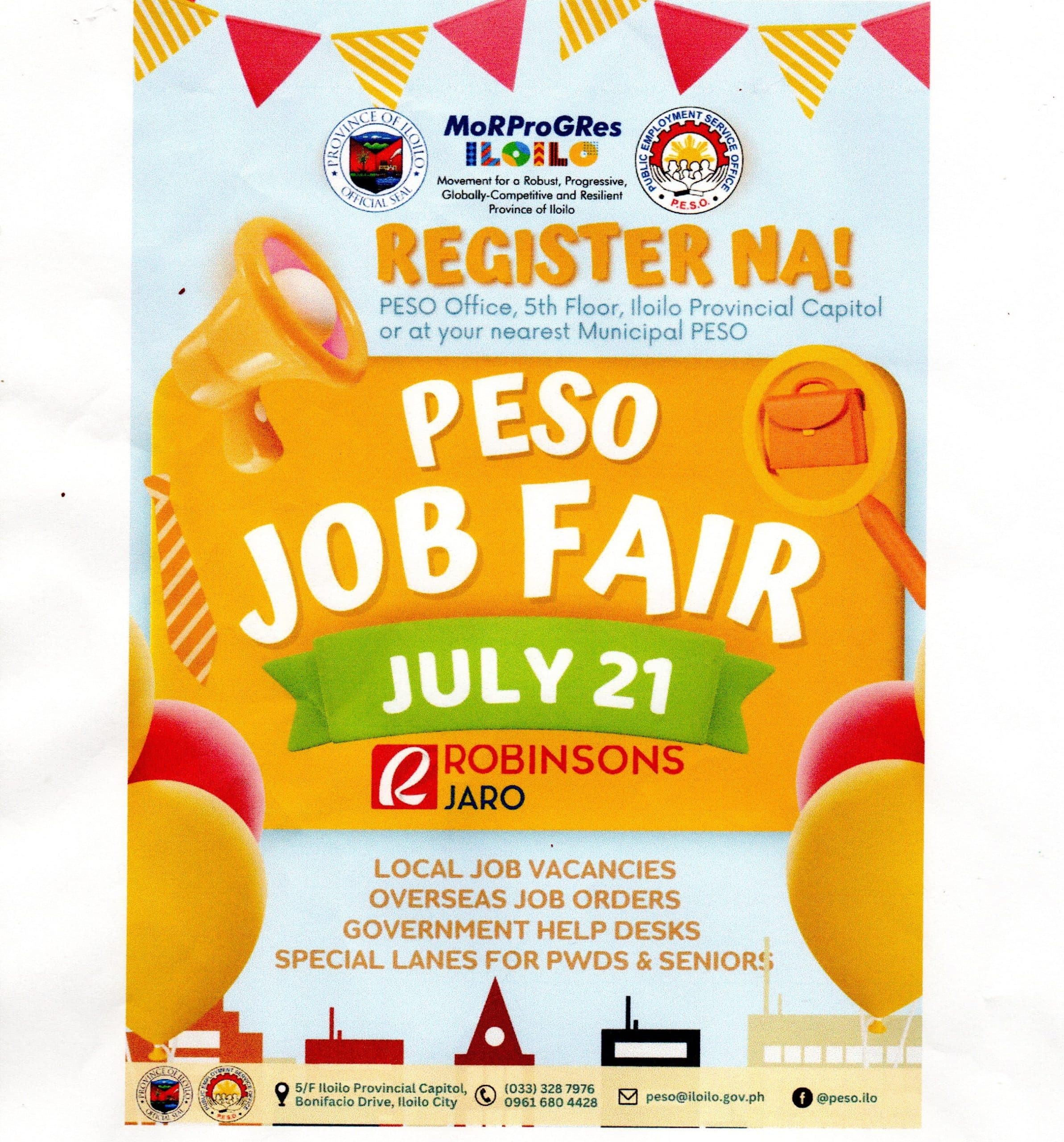 PESO Job Fair - UNIVERSITY OF SAN AGUSTIN
