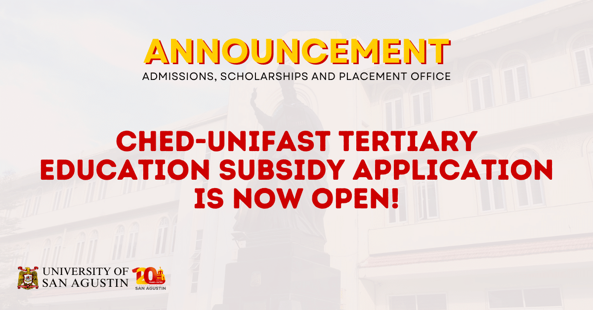 Advisory from ASPO: CHED-UNIFAST Tertiary Education Subsidy Application ...