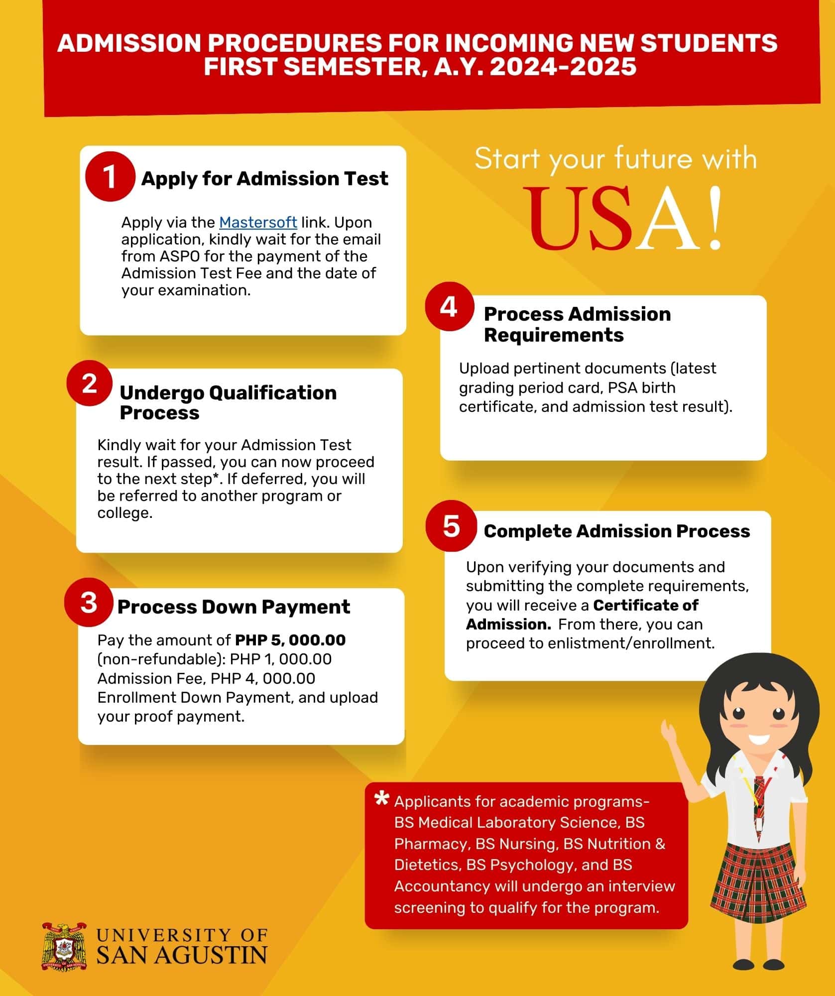 Apply - UNIVERSITY OF SAN AGUSTIN