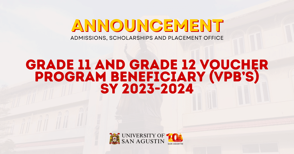 GRADE 11 AND GRADE 12 VOUCHER PROGRAM BENEFICIARY (VPB’s) SY 2023-2024 ...