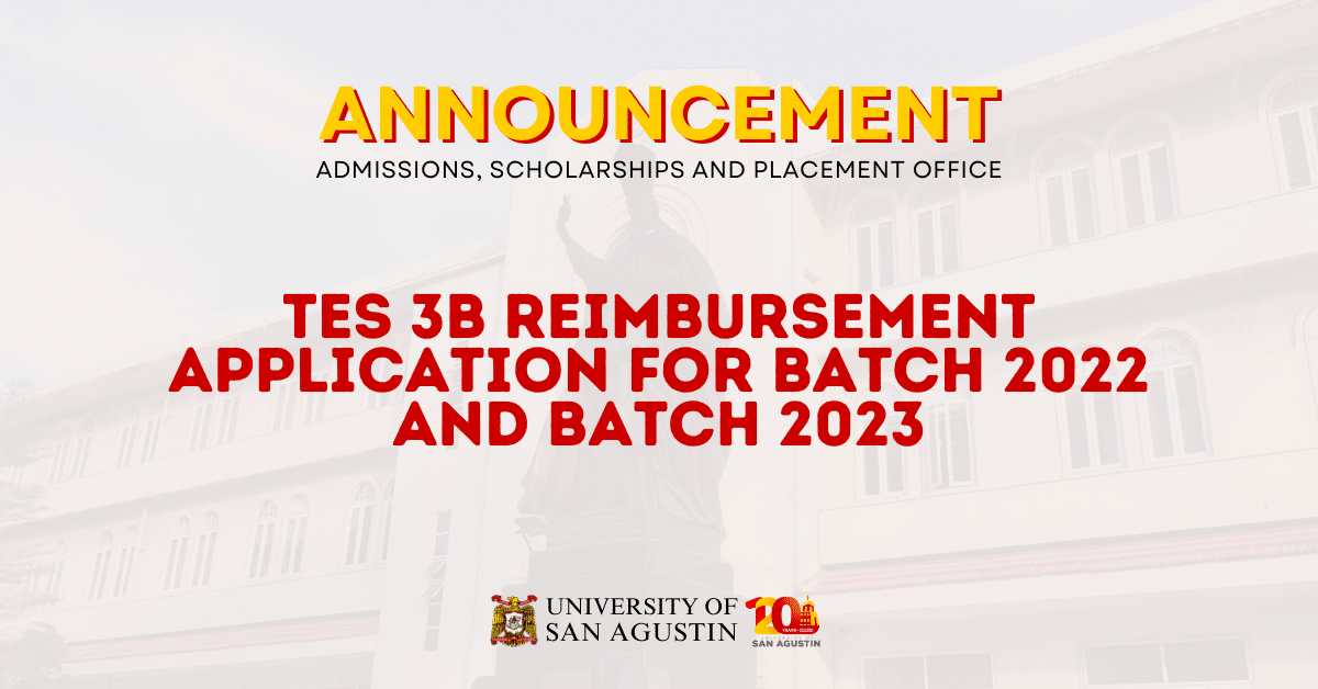 TES 3B REIMBURSEMENT APPLICATION FOR BATCH 2022 AND BATCH 2023 ...