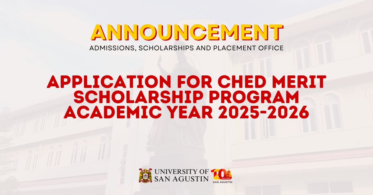 APPLICATION FOR CHED MERIT SCHOLARSHIP PROGRAM ACADEMIC YEAR 2025-2026 ...