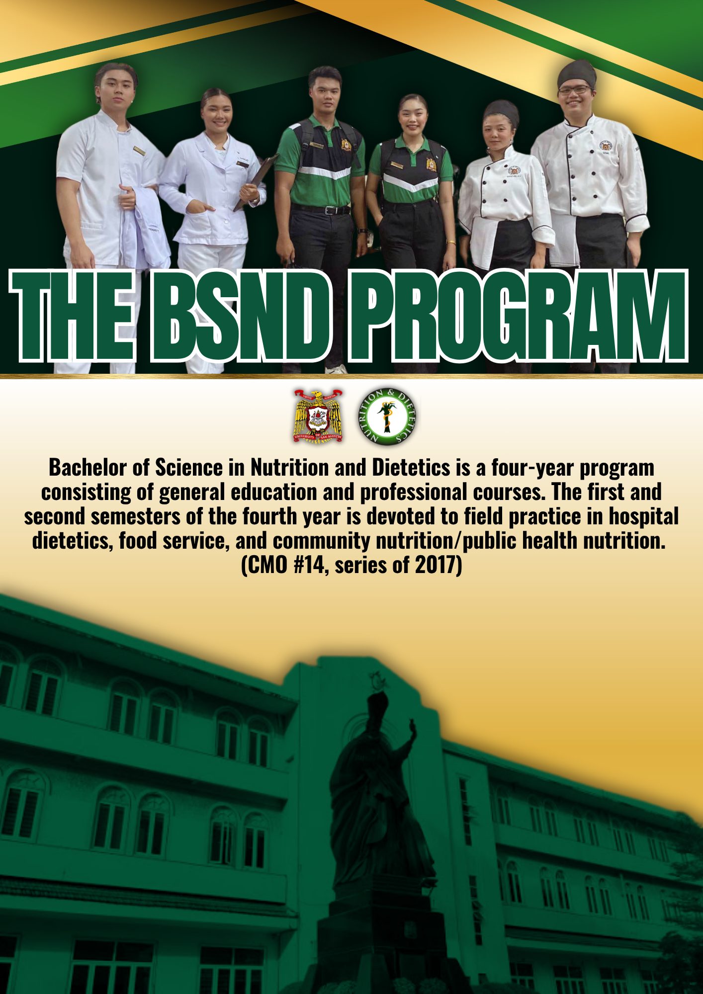 Join the BS Nutrition and Dietetics Program Now! - UNIVERSITY OF SAN ...
