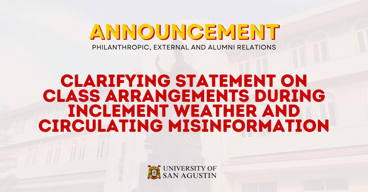 Clarifying Statement on Class Arrangements During Inclement Weather and ...