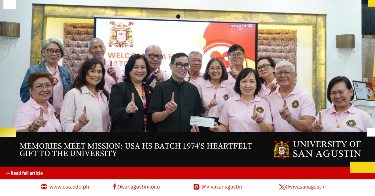 Memories Meet Mission: USA HS Batch 1974’s Heartfelt Gift to the ...
